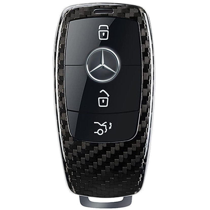 Mercedes-Benz key cover (2018+) carbon fibre pattern | Keysleeves ...